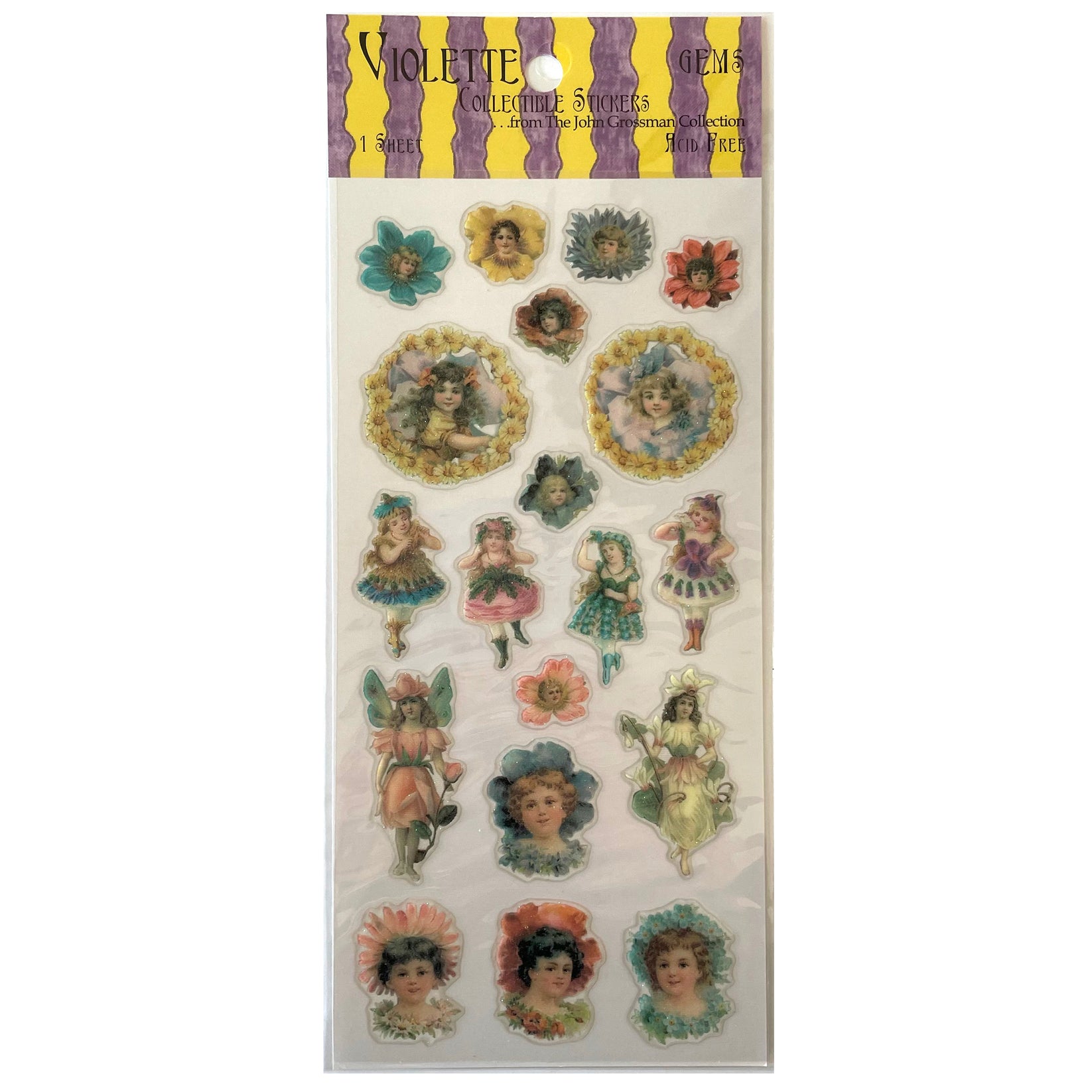 Violette: GEMS Victorian Girls Stickers – Sticker Stash Outlet