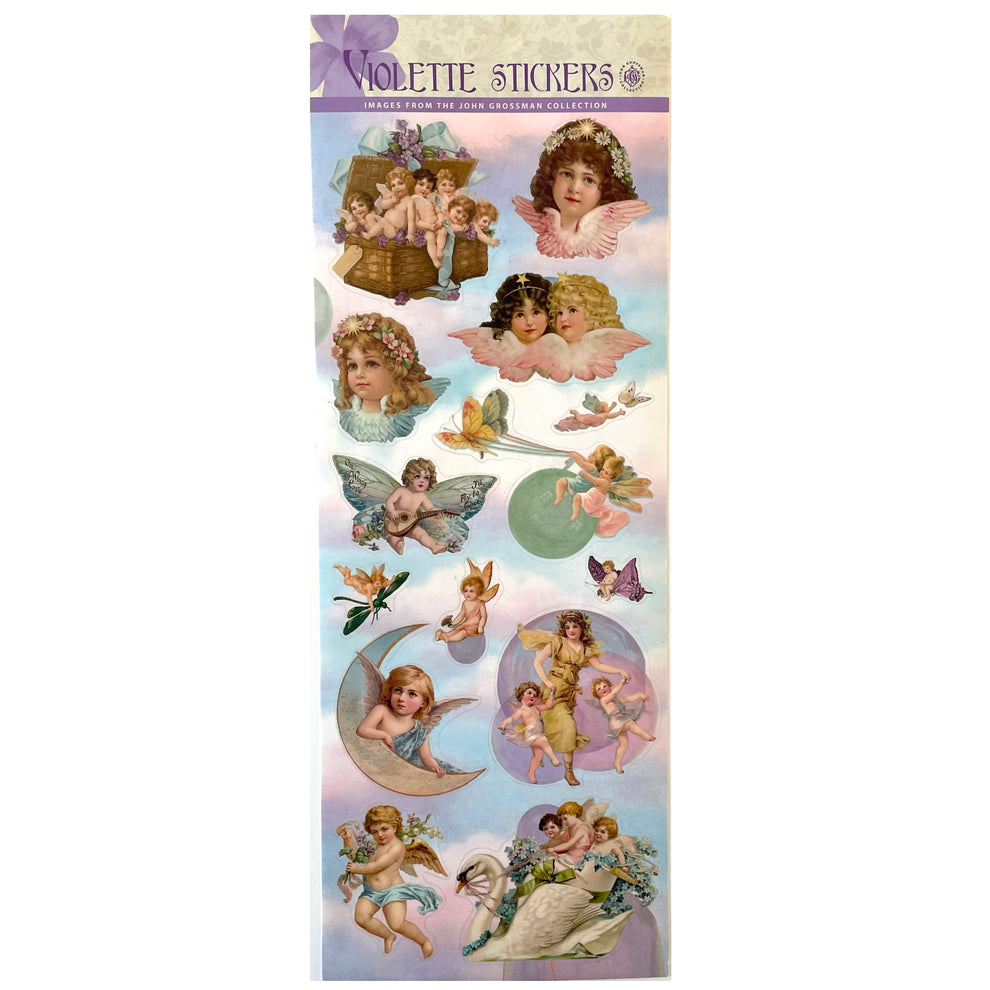 Violette: Jumbo Sheet Angel Stickers – Sticker Stash Outlet