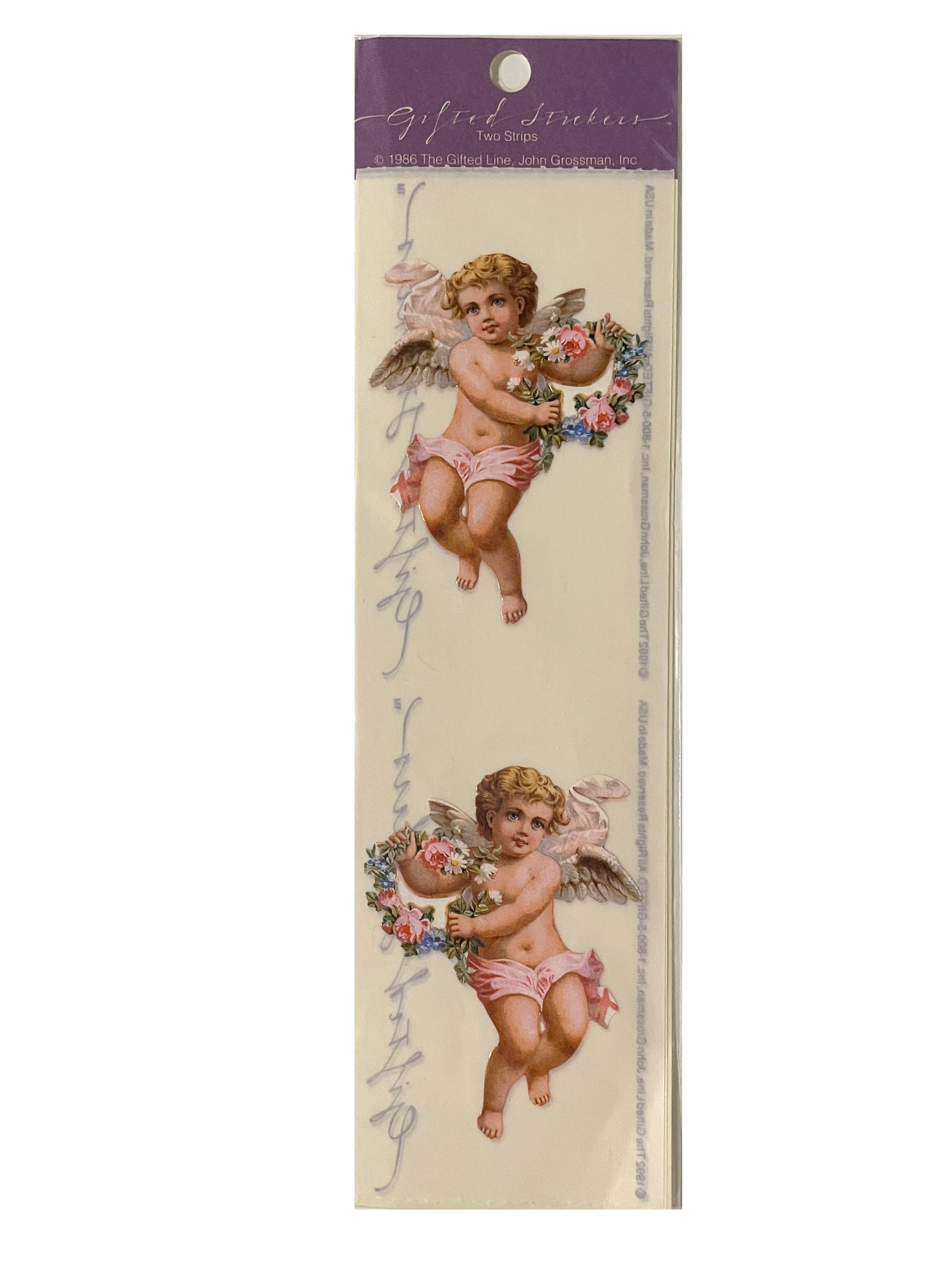 GIFTED LINE: Strips - Pink Angel Stickers – Sticker Stash Outlet
