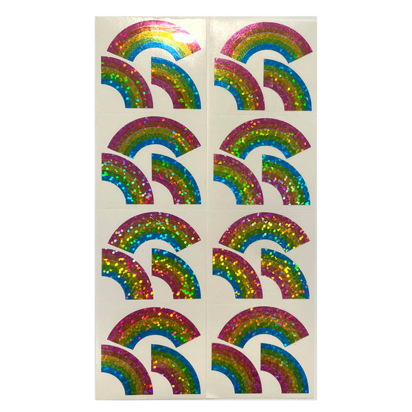 HAMBLY: Rainbow glitter stickers – Sticker Stash Outlet
